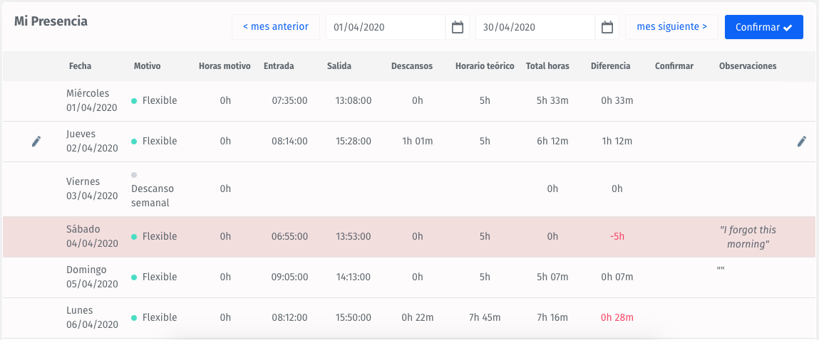 Cómo fichar en Woffu